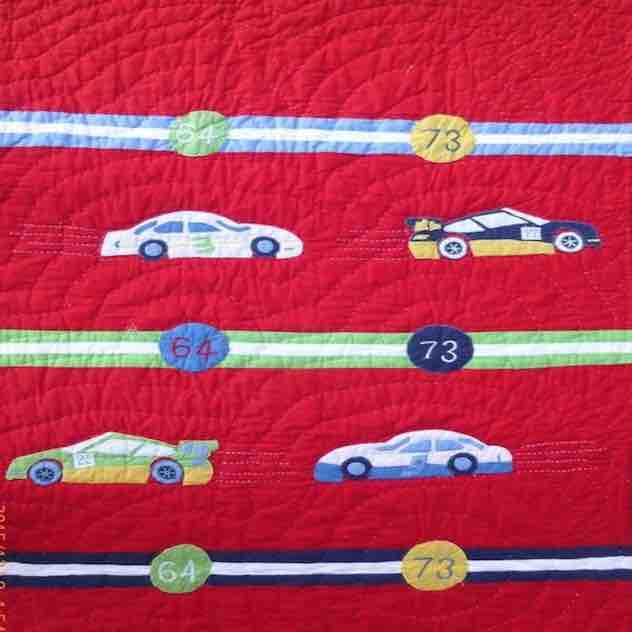 NASCAR Baby Quilt – Home Sweet Linen